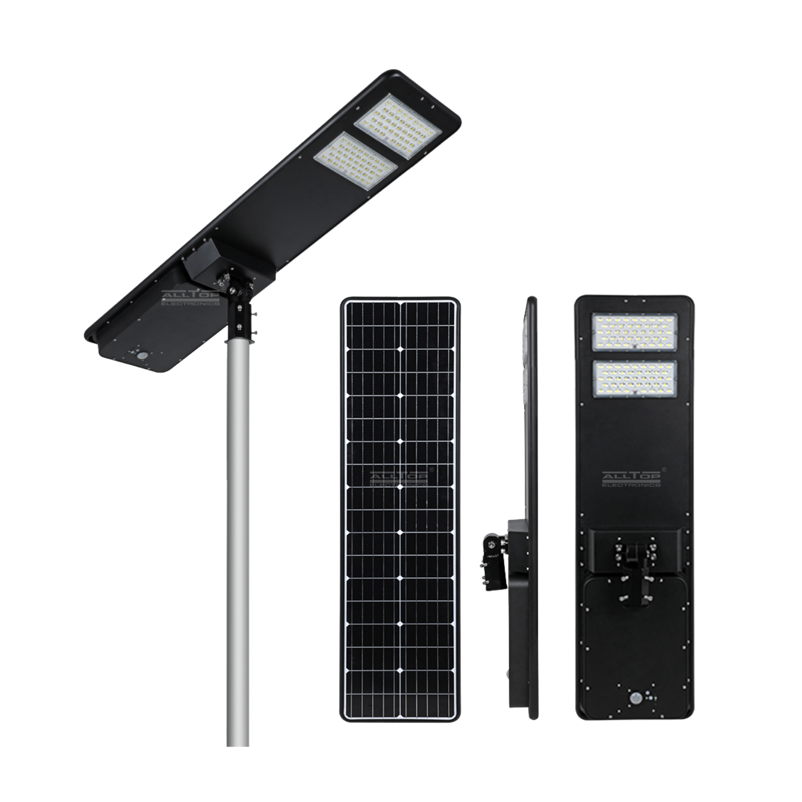 200W Solar LED Street Light ALLTOP 0278B200-01 (with adjustable mounti ...